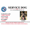 Service Dog ID Card | Service Animal Badge | United Service Dog